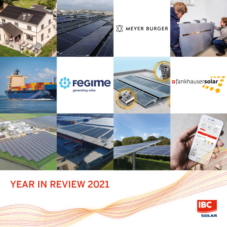 Our review of the year - 2021 at IBC SOLAR - IBC SOLAR Blog